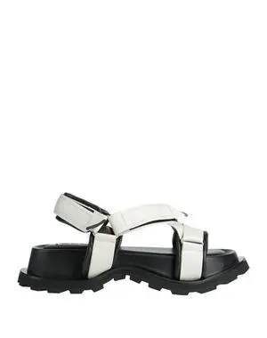 JIL SANDER Sandals With Velcro Closure - Ivory