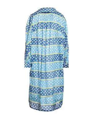 Marni Midi Dress In Ramie With Polka Dot Print