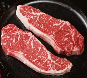 KANSAS CITY STEAK S 4 American Style Kobe Strip Steaks - One-color