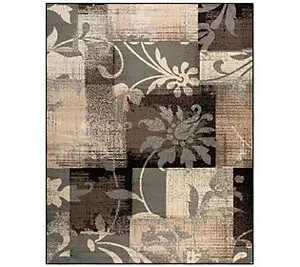 SUPERIOR Contemporary Floral Patchwork 5x8 Area Rug