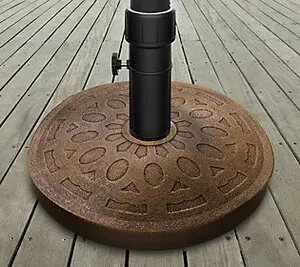 NATURE SPRING Patio Umbrella Base, Resin & Cement Weight - One-color