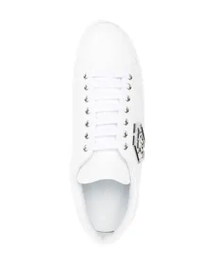 Philipp Plein Leather Low-top Sneakers