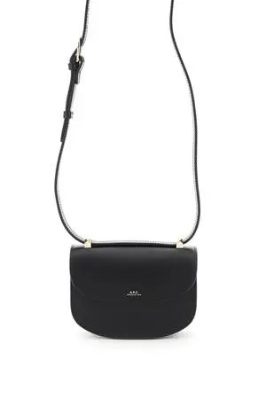 A.p.c. A.P.C. GENEVE MINI CROSSBODY BAG Black