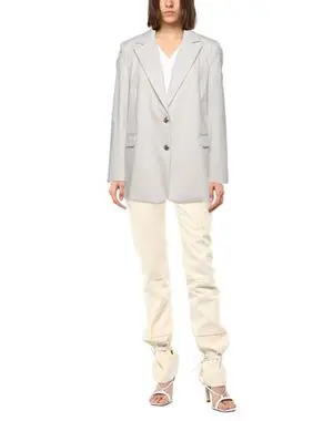 GAËLLE PARIS Single-breasted Blazer - White