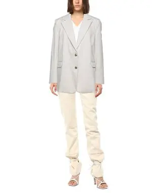 GAËLLE PARIS Single-breasted Blazer - White