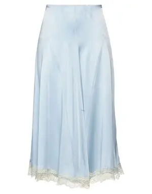 SEMICOUTURE Midi Flared Skirt - Sky Blue