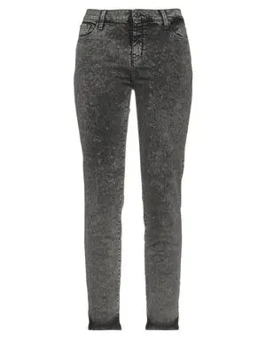 TWINSET Tapered Jeans With Brand Logo - Black