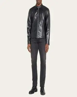 Rag & Bone Archive Cafe Racer Leather Jacket