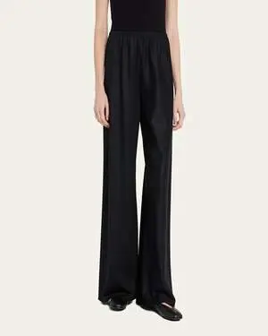 THE ROW Gala Wide-leg Wool Pants