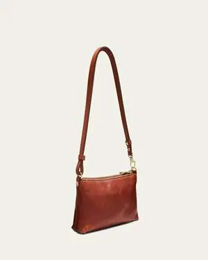 Il Bisonte Lucia Vachetta Leather Shoulder Bag