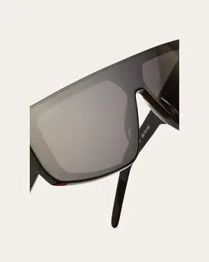 Rick Owens Performa Flat-top Shield Sunglasses