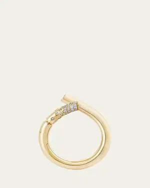 TABAYER TABAYER 18k Fairmined Yellow Gold Oera Ring With Diamonds - Gold