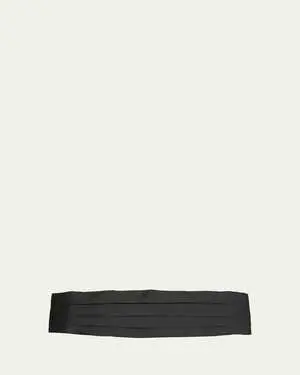 Brioni Pleated Cummerbund - Black