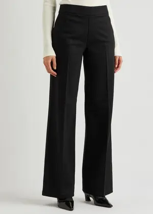 Spanx Wide-leg Stretch-jersey Trousers