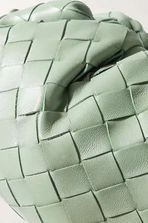 Bottega Veneta The Pouch Mini Intrecciato Leather Clutch