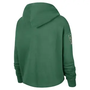 Nike Milwaukee Bucks Courtside City Edition Nba Fleece Pullover Hoodie