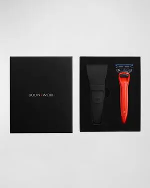 BOLIN WEBB X1 Razor And Case Set Red