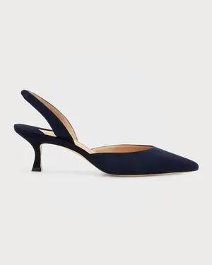 Navy Pumps