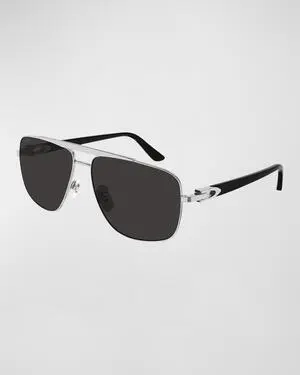 Cartier C-logo Aviator Sunglasses