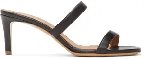 MANSUR GAVRIEL Mansur Gavriel Black Lambskin Fino Sandals - Black