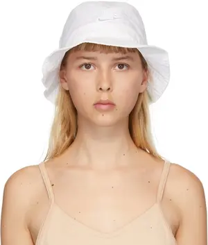 Nike Nike White NSW Bucket Hat - 100 White