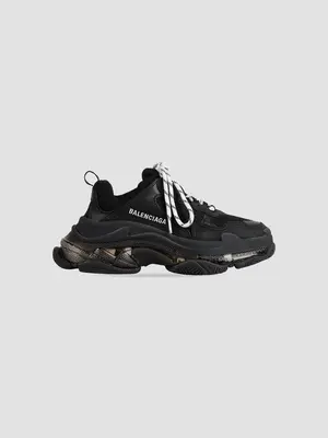 Balenciaga Triple S Sneaker Clear Sole - Black