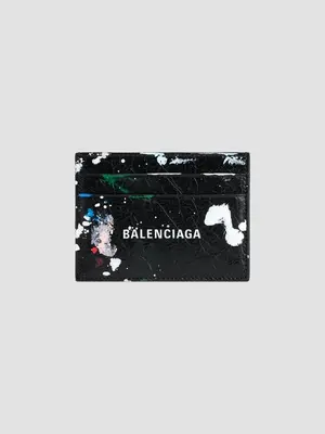 Balenciaga Cash Card Holder - Black