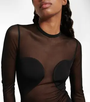 Alaïa Semi-sheer Bodysuit