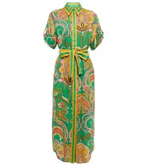 ALEMAIS Alémais Marion Linen Shirt Dress