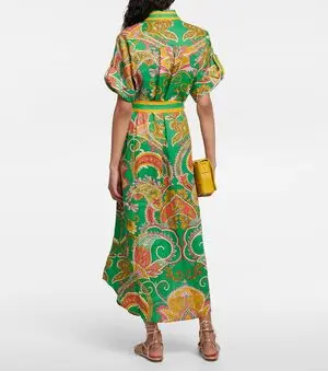 ALEMAIS Alémais Marion Linen Shirt Dress