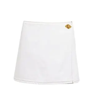 White Denim Skirts
