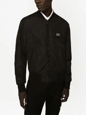 Dolce & Gabbana Logo-tag Track Jacket - Black