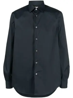 Paul Smith Point-collar Long-sleeve Shirt - Blue