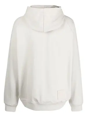 Bally Ski Graphic-print Cotton Hoodie - Neutrals