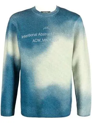 A-COLD-WALL* Gradient Knit Crew Neck Jumper - Grey