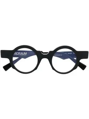 KUBORAUM Round-frame Eyeglasses - Black
