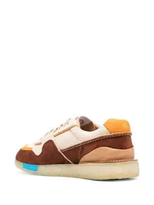 Clarks Colour-block Panelled Low-top Sneakers