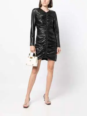 Veronica Beard Bernadette Draped Mini Dress