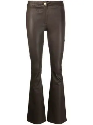 ARMA Flared Leather Trousers