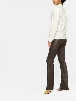 ARMA Flared Leather Trousers