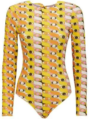 La DoubleJ Surf Long-sleeved Swimsuit - Yellow