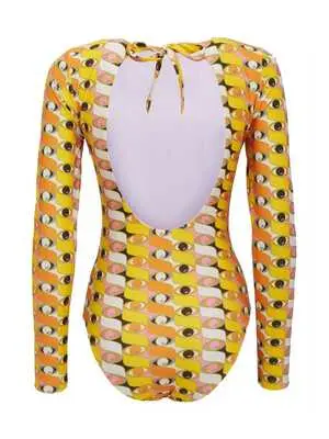 La DoubleJ Surf Long-sleeved Swimsuit - Yellow