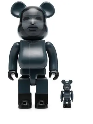 MEDICOM TOY Squid Game Frontman Be@rbrick 100% And 400% Figure Set - Black