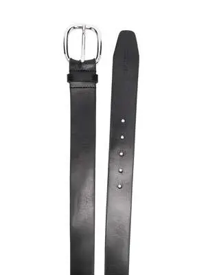 Dsquared2 Leather Belt With Palladium Buckle