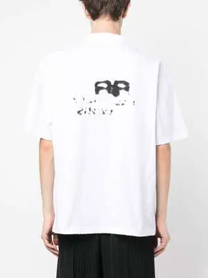 Balenciaga Hand Drawn Bb Icon T-shirt - White