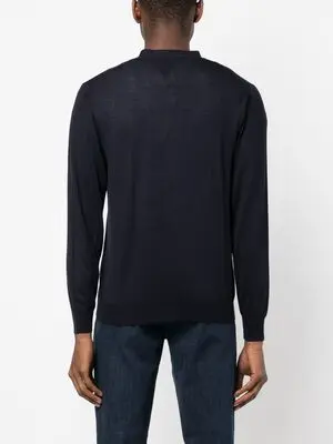 Fedeli Wool Button-fastening Cardigan