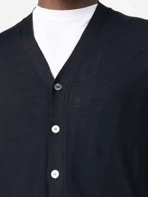 Fedeli Wool Button-fastening Cardigan