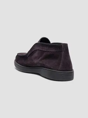 Santoni Dragon Shearling-lined Chukkas