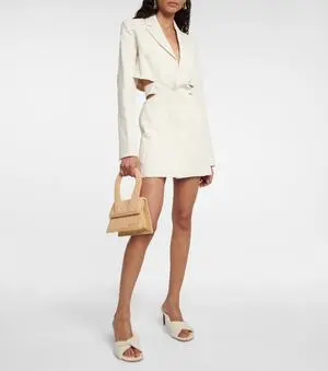 Jacquemus Le Chiquito Moyen Raffia Tote