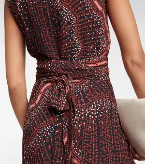 Altuzarra Penny Printed Midi Dress - Black